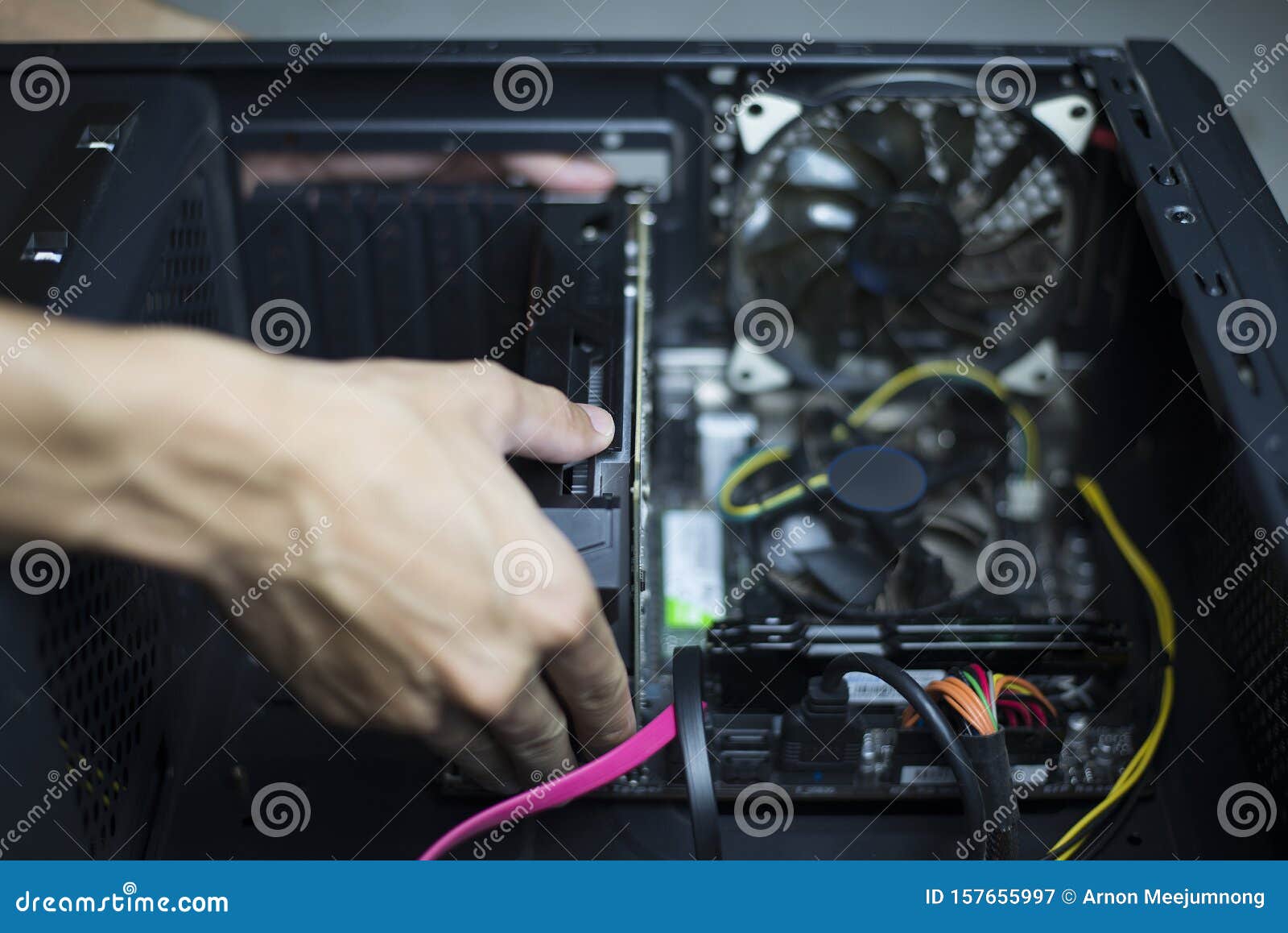 Computer Repair and Maintenance Stock Image - Image of device ...