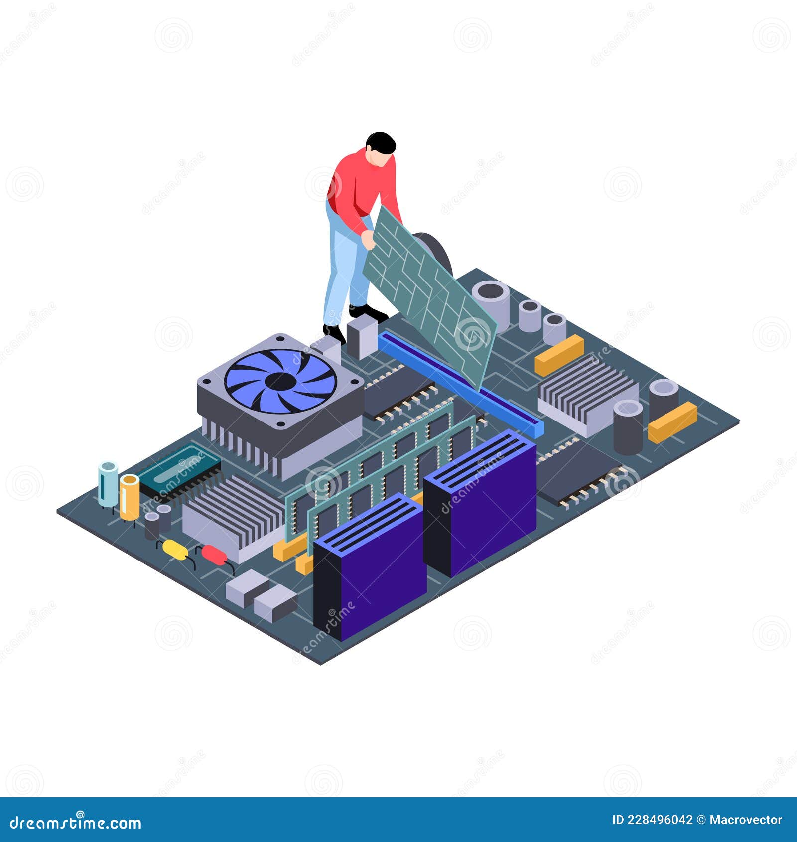 PC Fixing Computer Healing Service Icon Vector Illustration ...