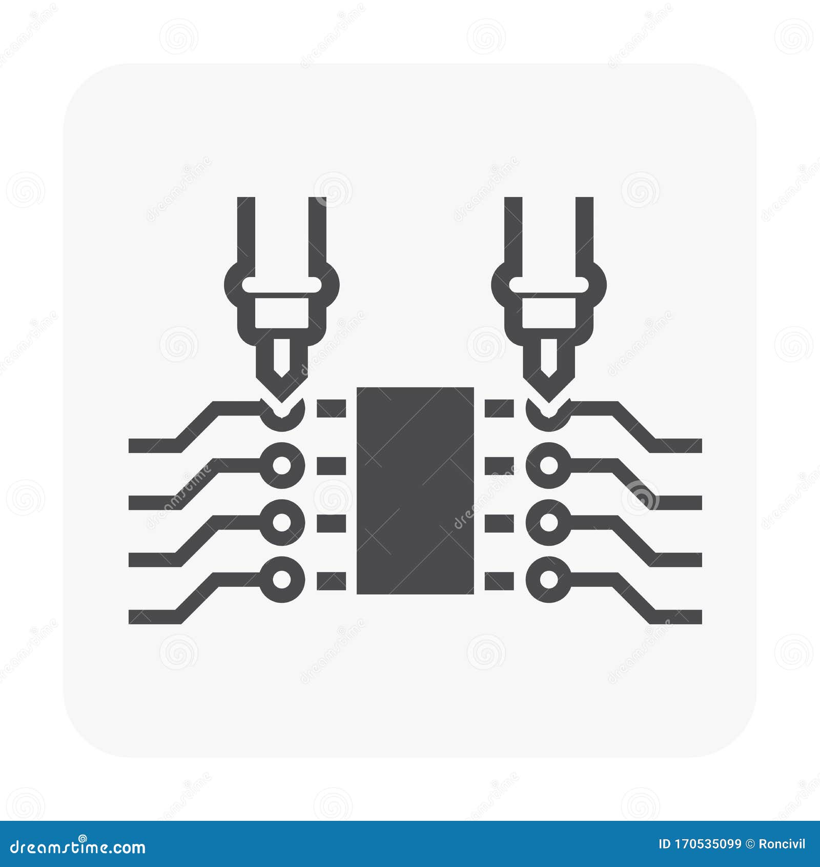 Computer repair icon stock vector. Illustration of icon - 170535099