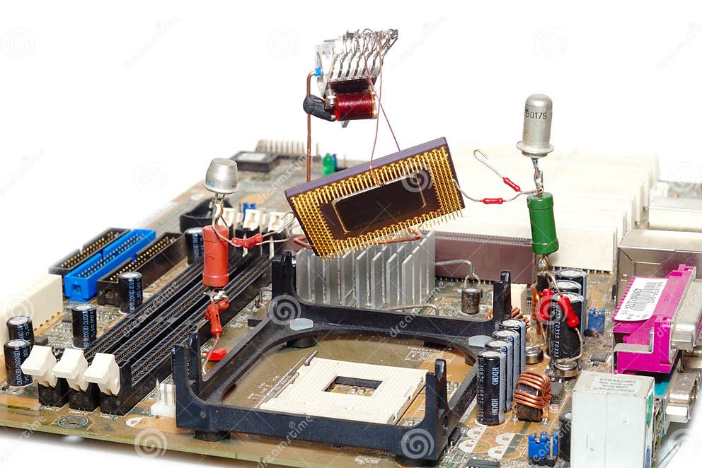 Computer repair or upgrade stock photo. Image of computer - 4637448