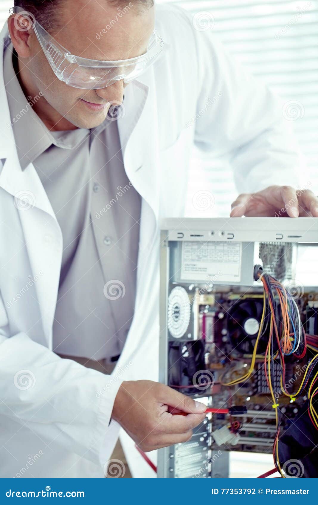 Computer repair stock photo. Image of wire, broken, open - 77353792