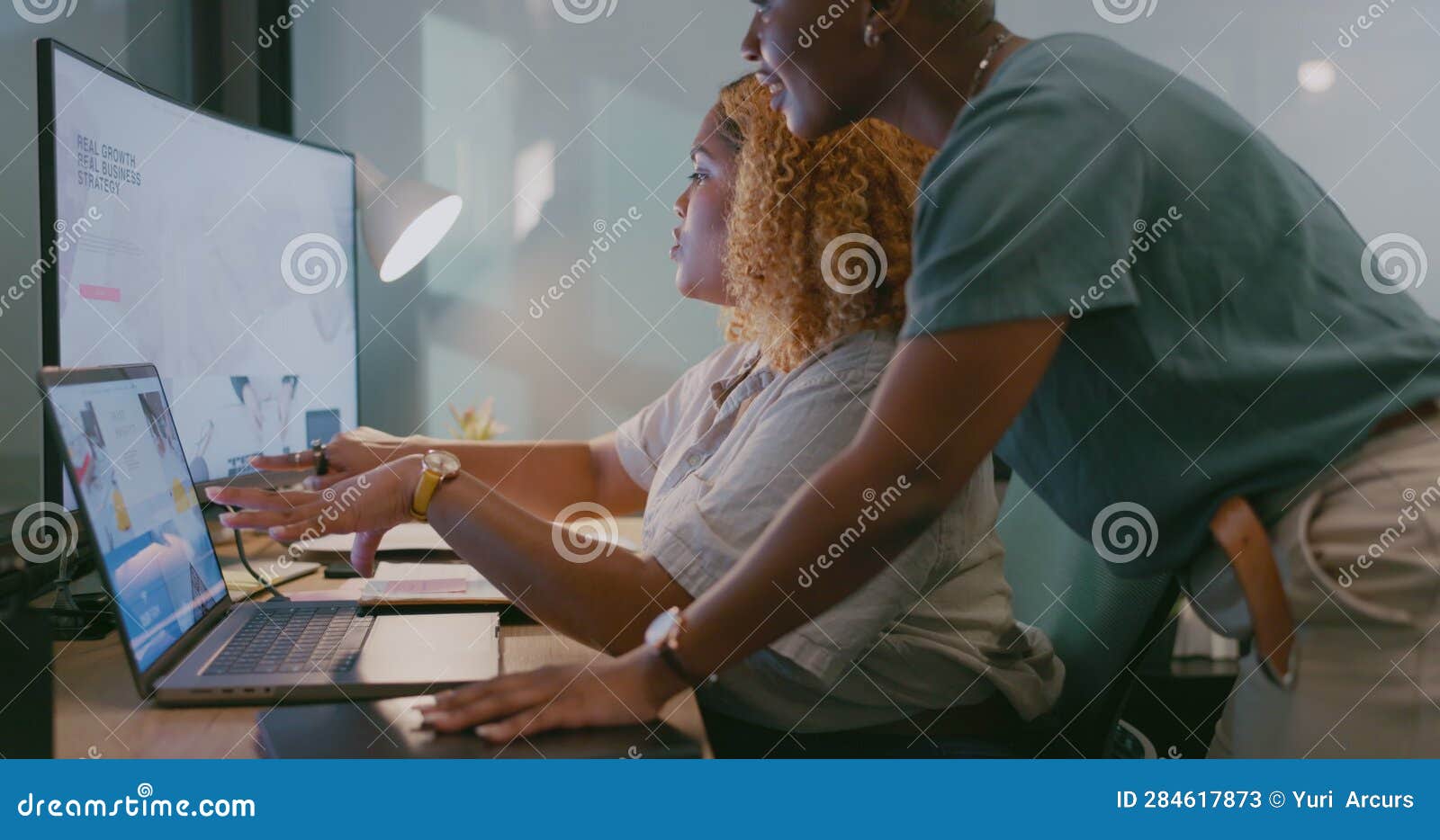 Computer, Research or Programmer Women Team for Cybersecurity, App Coding or Data Analysis in ...