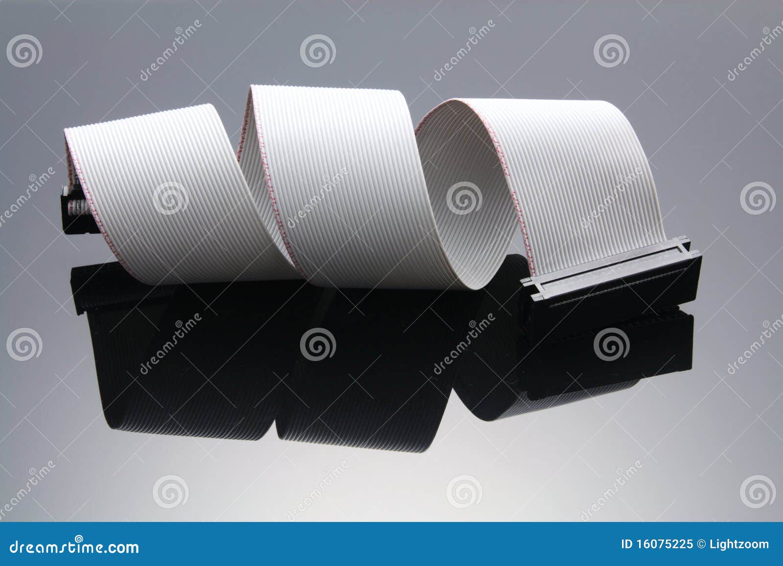 Computer Ribbon Cable stock image. Image of accessory - 16075225