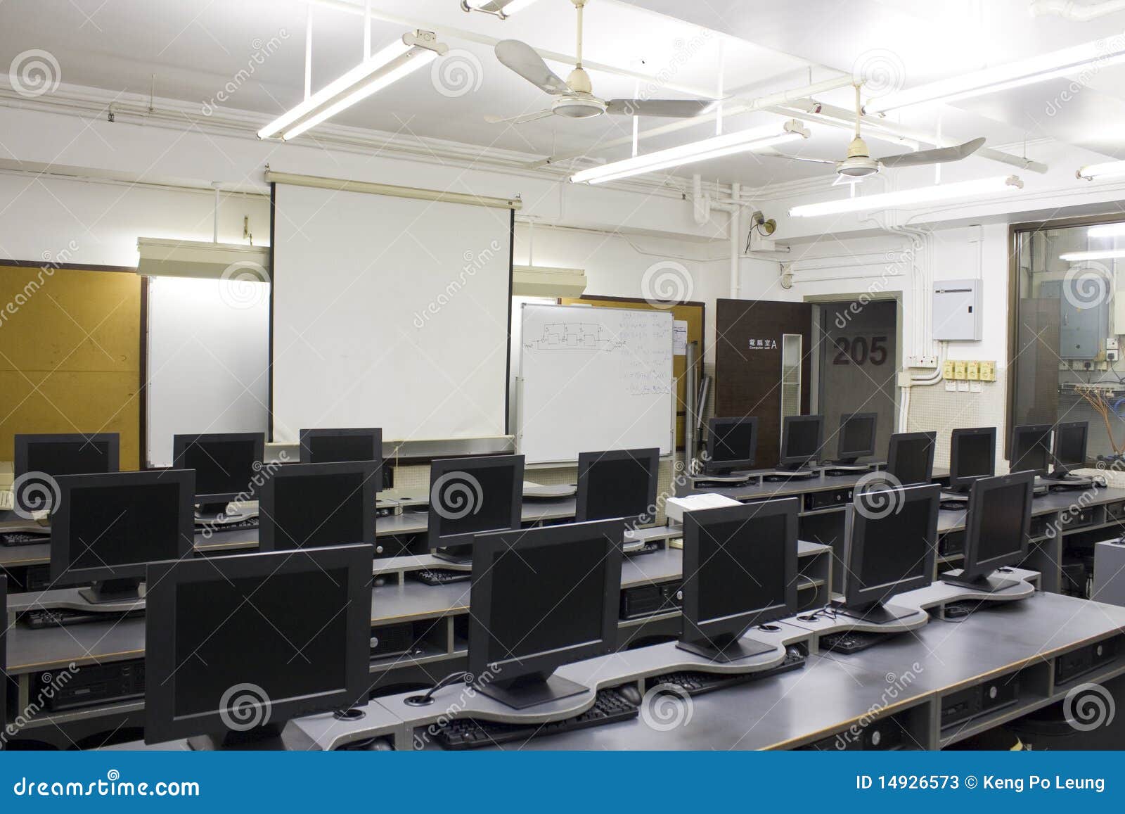Computer Room stock image. Image of classroom, business - 14926573