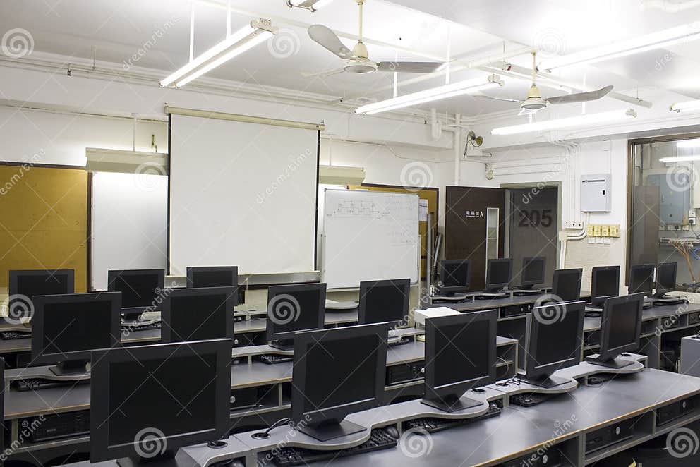 Computer Room stock image. Image of classroom, business - 14926573