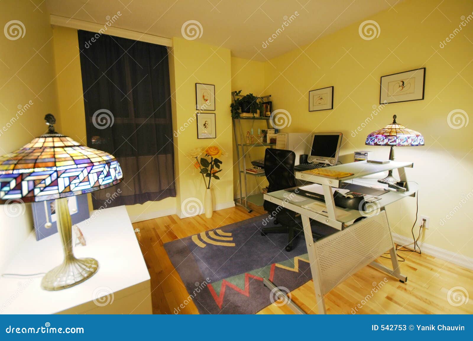 Computer room stock image. Image of desk, ceiling, sold - 542753