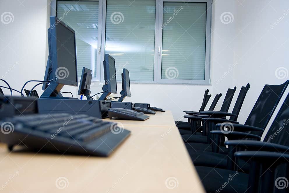 Computer room stock photo. Image of data, display, mouse - 8758862