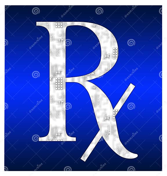 Computer Rx stock illustration. Illustration of blue, repairs - 4314595