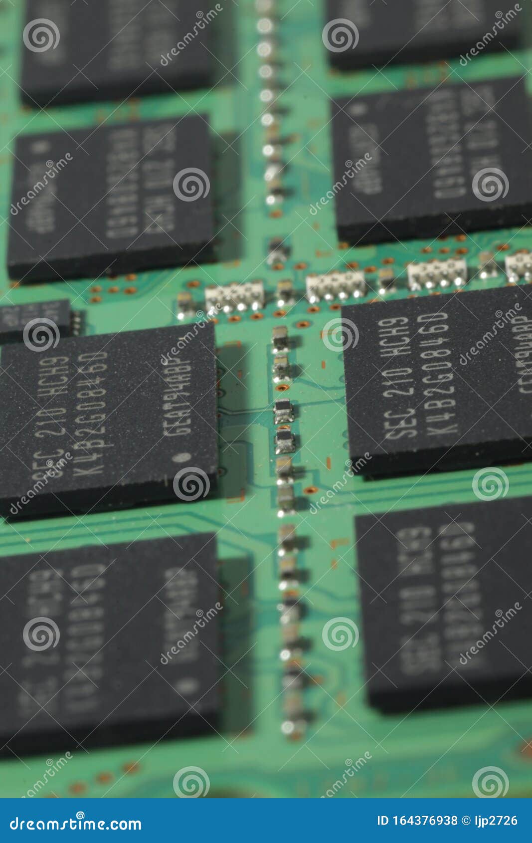 Close Up Shoot of a Computer RAM Stock Photo - Image of close, chip ...