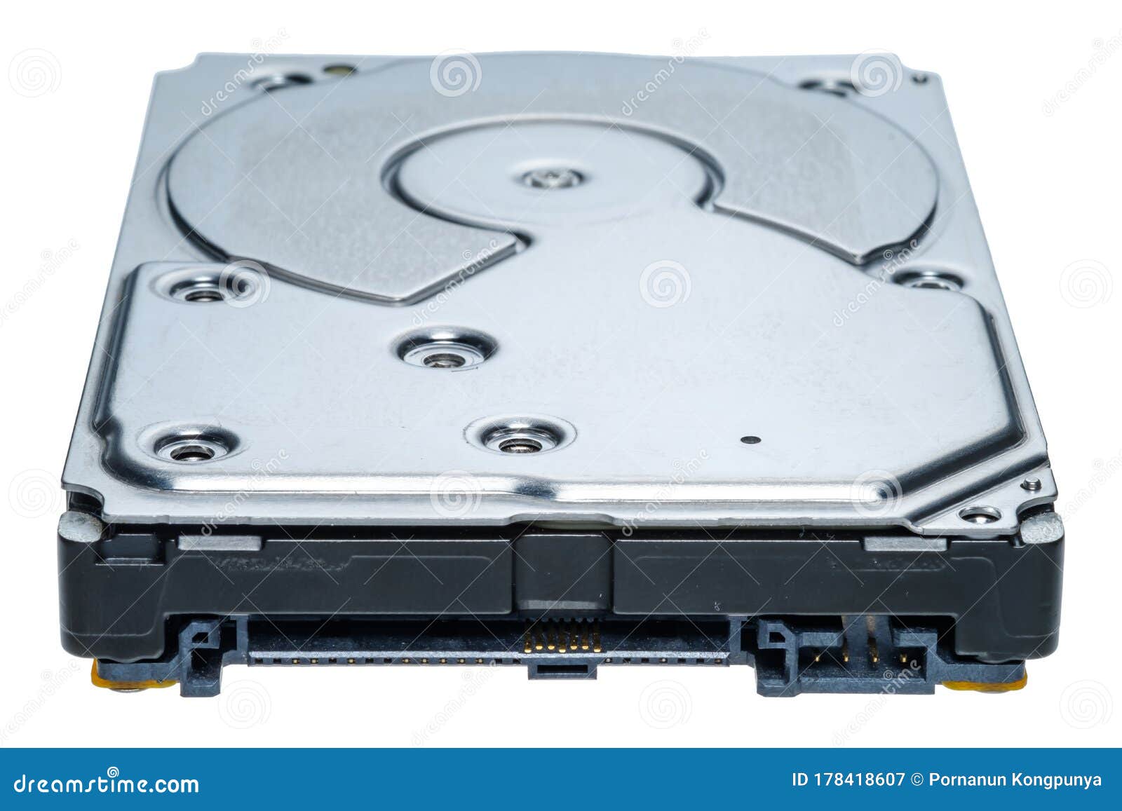 A Computer`s Hard Disk Hdd Data Storage Drive without Shield Isolated ...