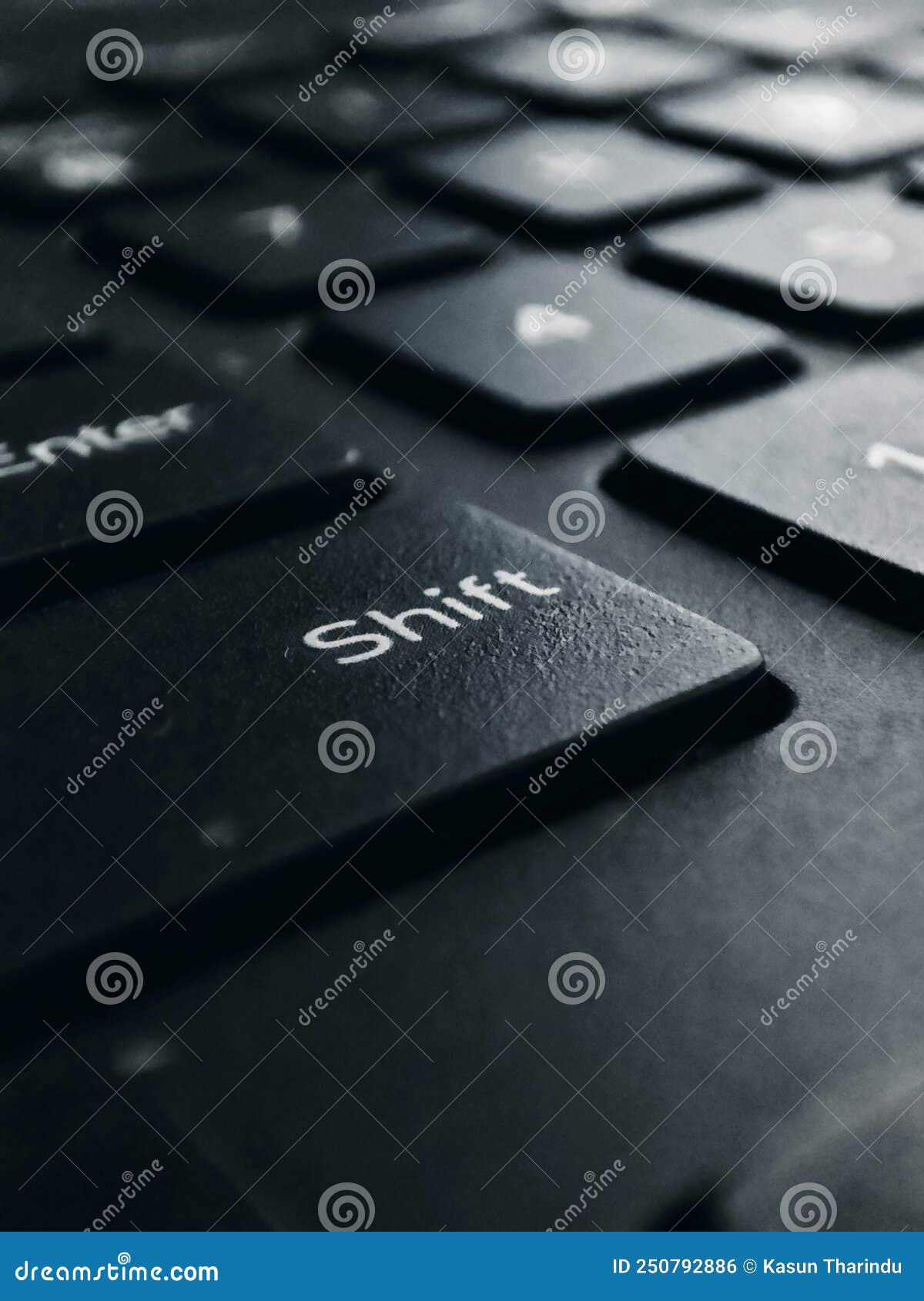 The Computer S Shift Key from a New Angle Stock Photo - Image of view ...