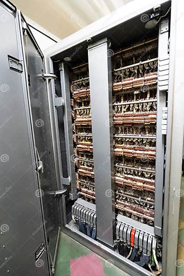 Computer of the 70s of the USSR. Inside a Computer Cabinet from the 70s ...