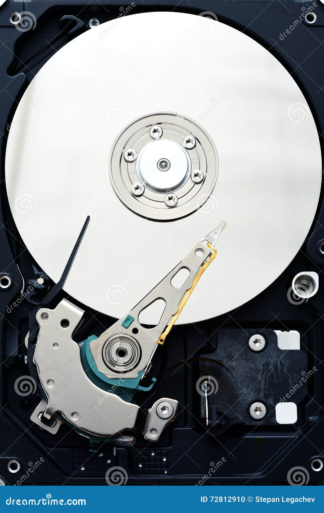 Internals Of SATA Hard Disk Drive Royalty-Free Stock Photography ...