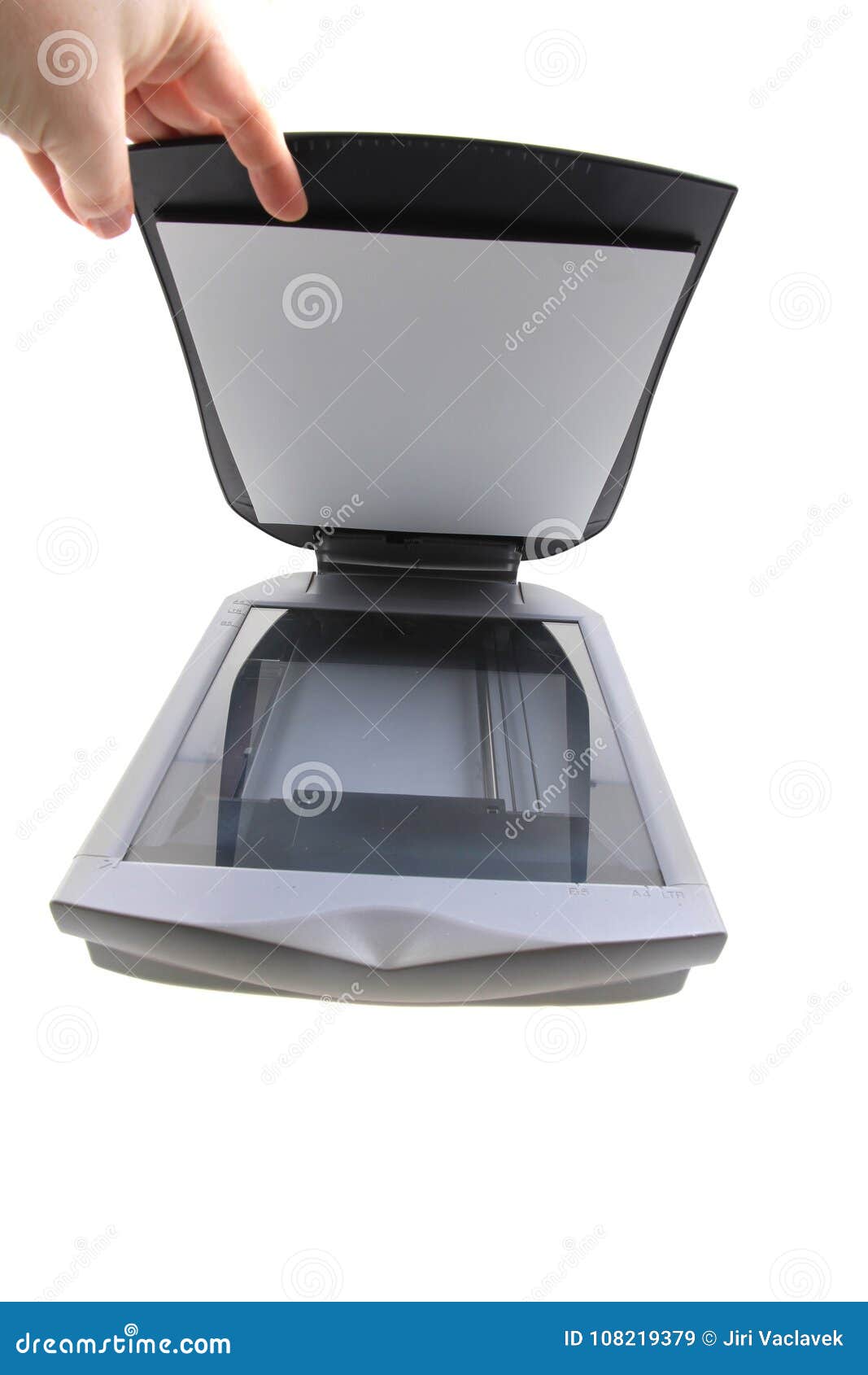 Computer scanner isolated stock image. Image of business - 108219379