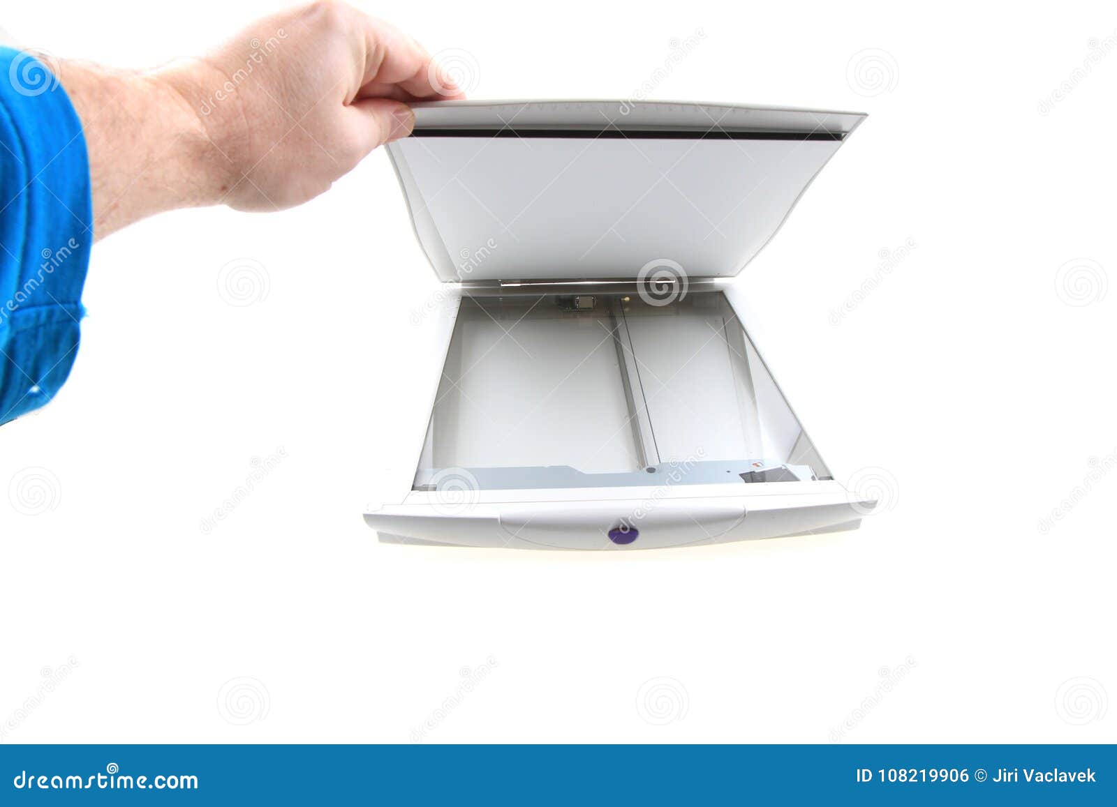 Computer scanner isolated stock photo. Image of business - 108219906