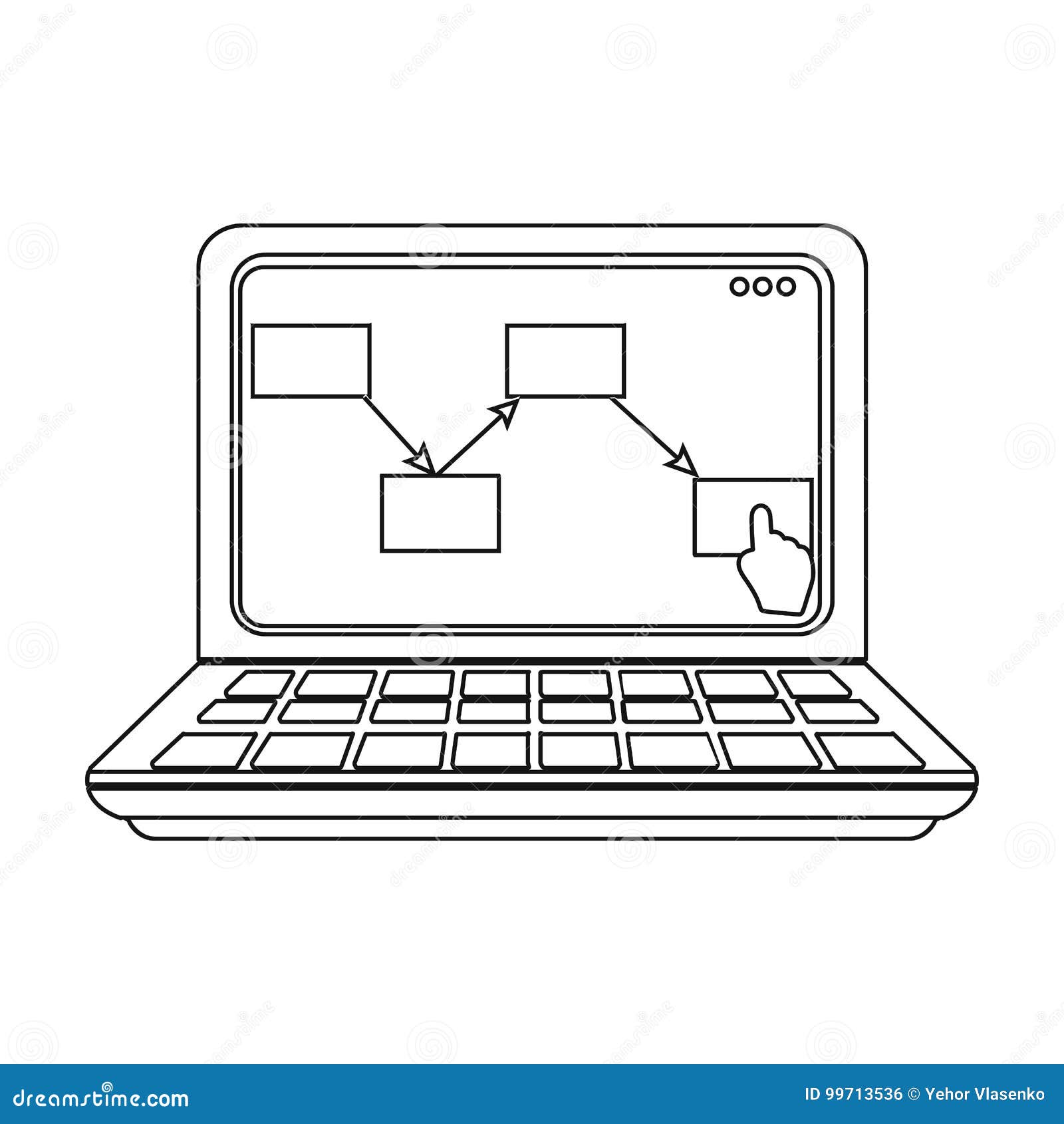 Scheme Of Moving Lines On White Background. Animation. Animated Path ...