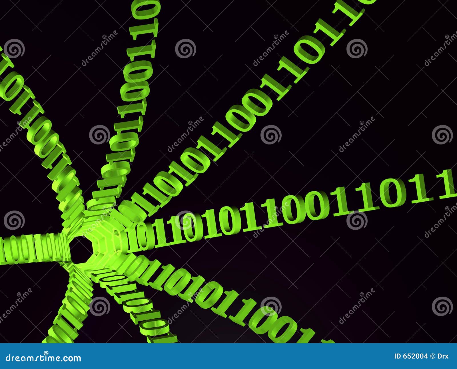 Computer Science Binary Digits Stock Illustration Illustration Of Espionage Security 652004