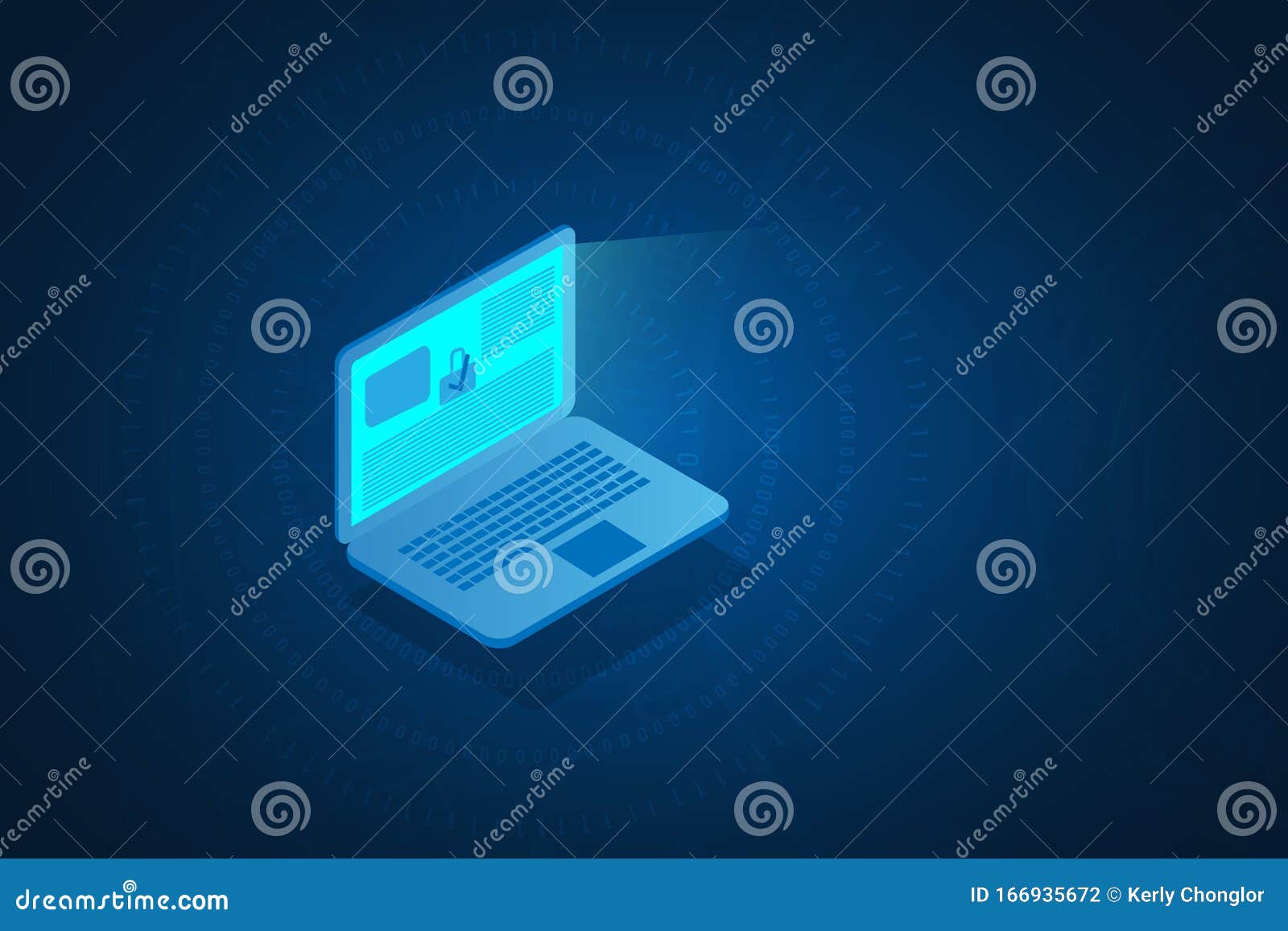 Computer Science Digital Technology on Abstract Background. Stock ...