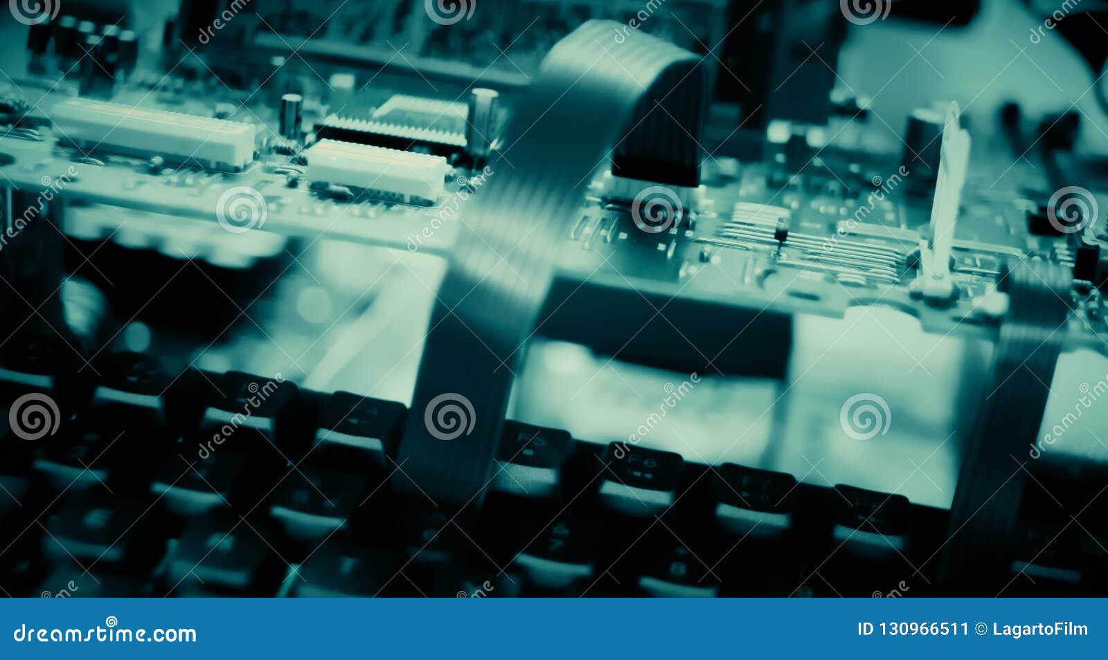 Computer Science Green Abstract Concept Stock Image - Image of ...