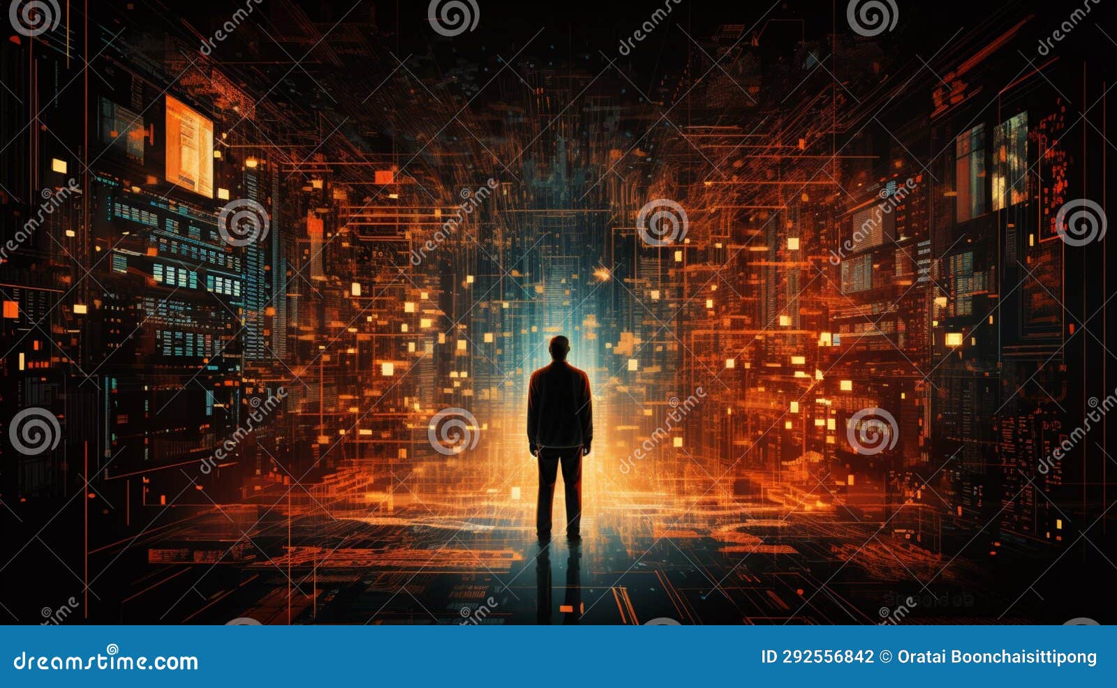 Computer Science with High Technology by Generative AI Stock ...