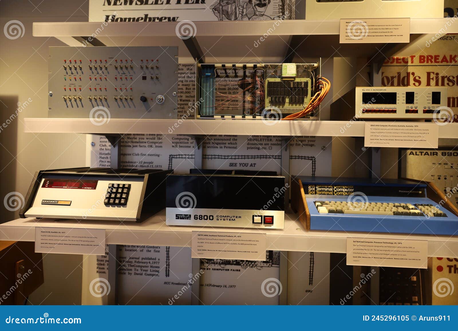 Computer Science Museum Mountain View California Editorial Image ...