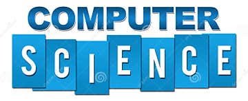 Computer Science Blue Professional Stock Illustration - Illustration of ...