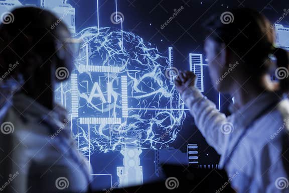 Engineers Brainstorming Ways To Use AI Stock Photo - Image of ...