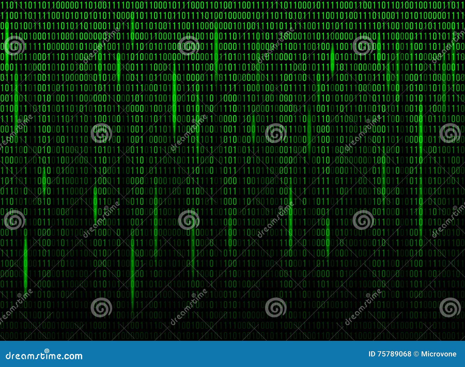 Computer Screen Binary Data Code Stock Vector - Illustration of concept ... Computer Screen Binary Data Code Stock Vector - Illustration of concept ...