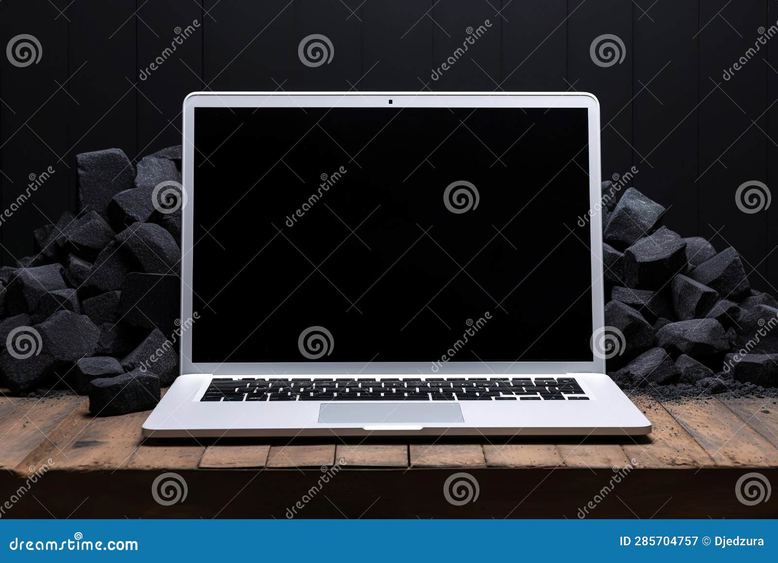 Computer Screen with Black Coal on it Stock Image - Image of ecommerce ...