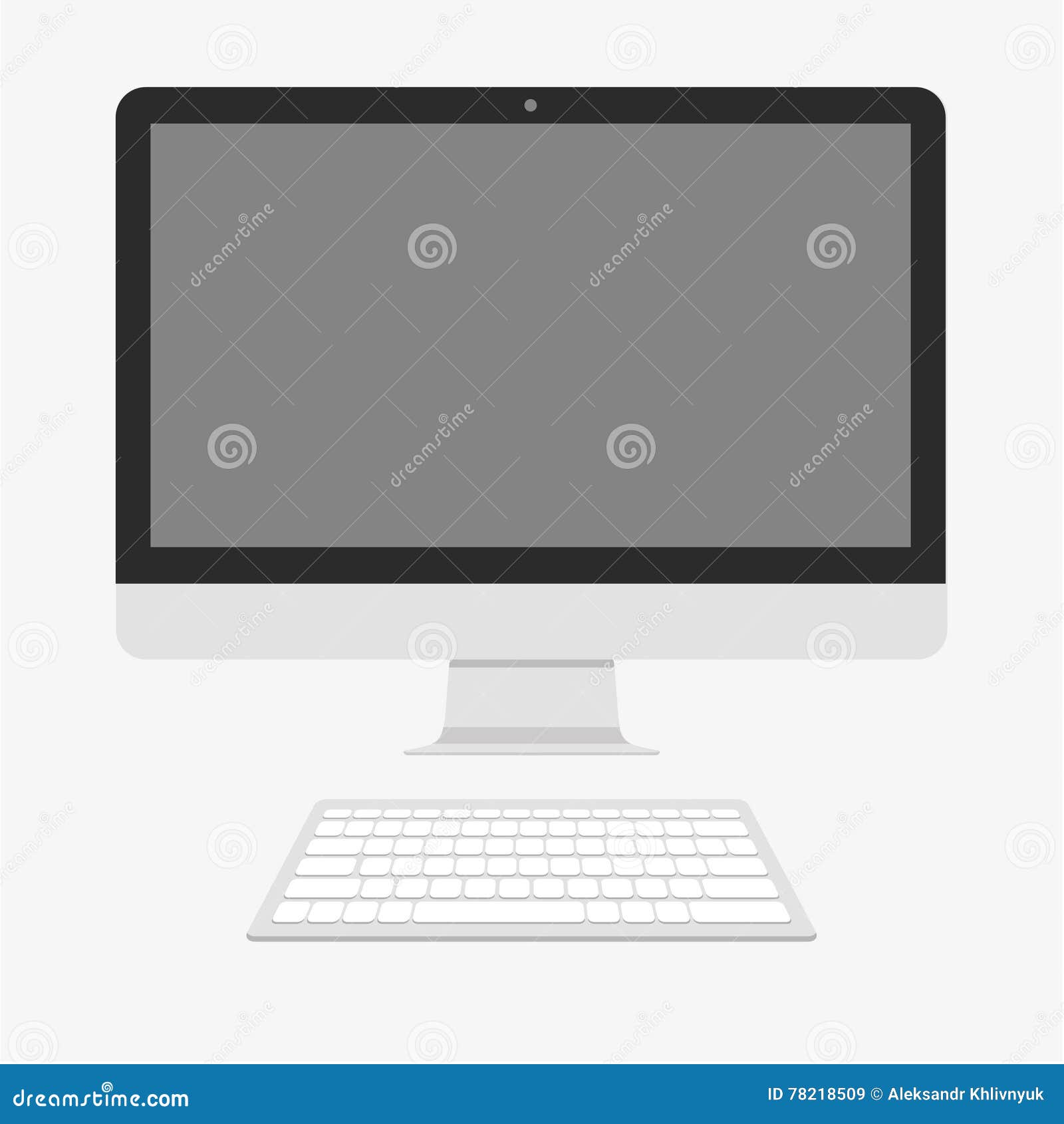 Computer screen blank stock illustration. Illustration of background ...