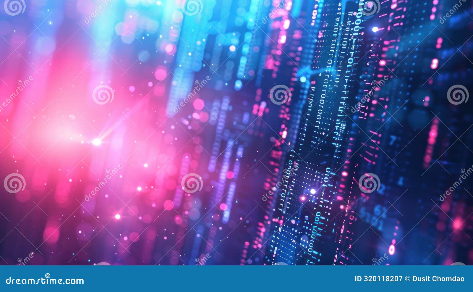 A Computer Screen with a Blue Background and Red and Blue Lines Stock ...