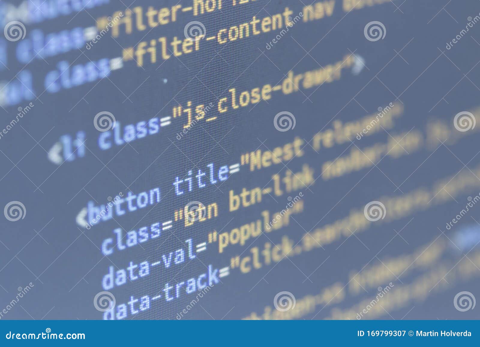Computer Screen Coding Programming Software Text Stock Image Image Of