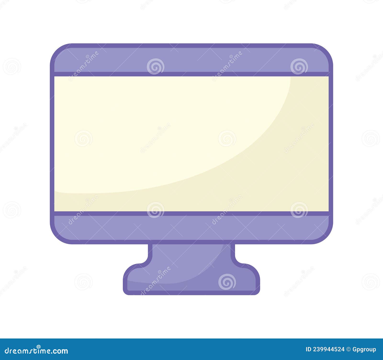 Computer screen design stock illustration. Illustration of purple ...