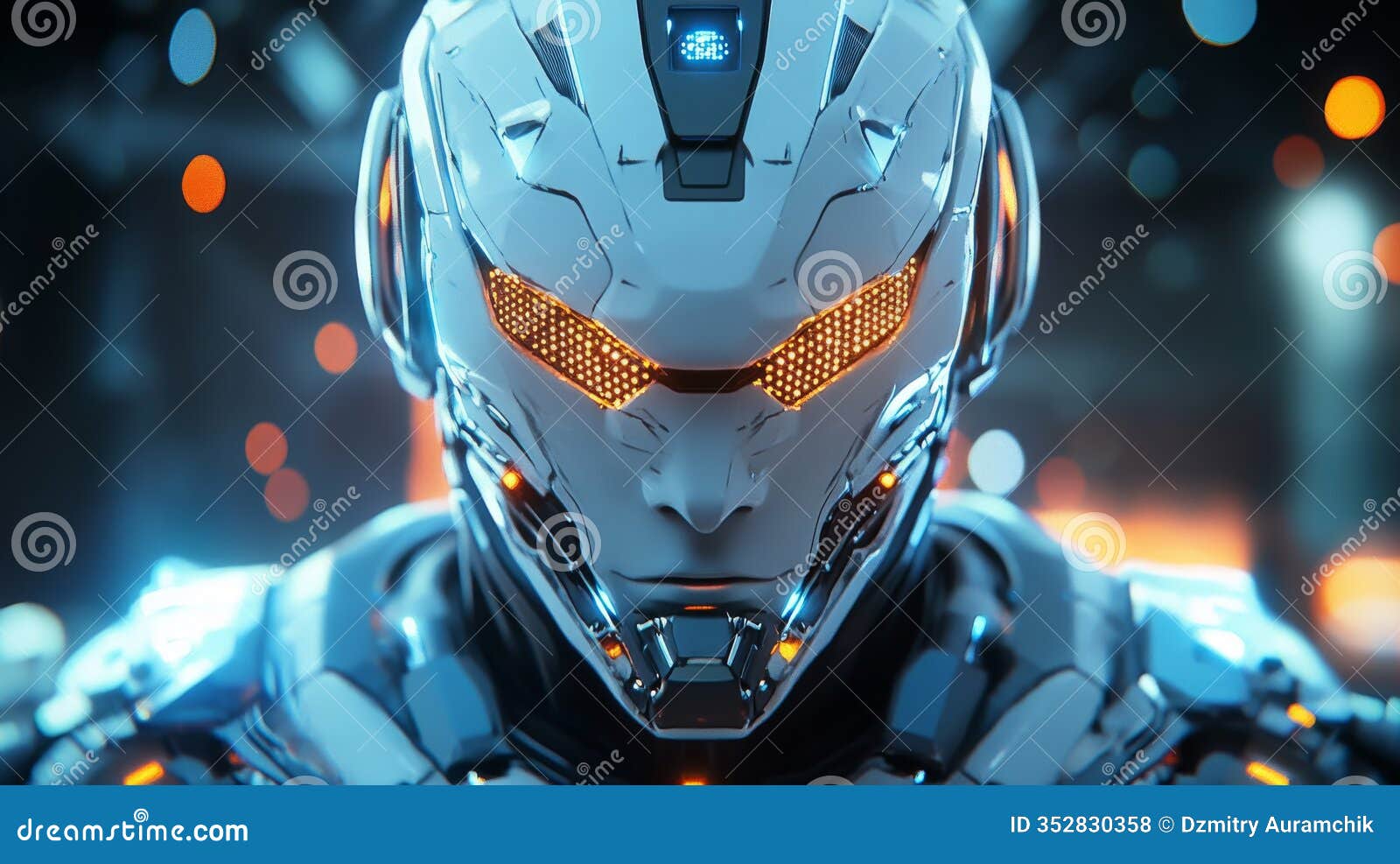 On a Computer Screen, a Digital AI Person Displays a Human Face with ...