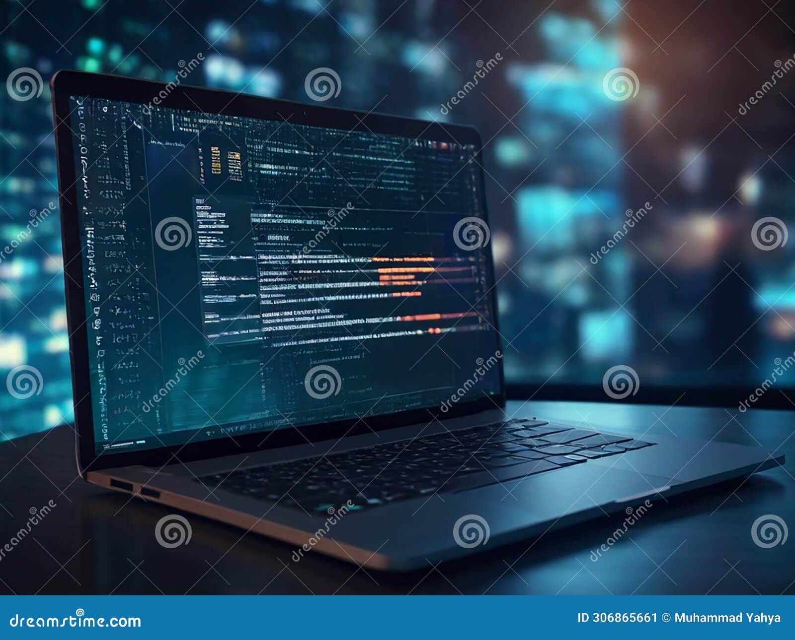 Computer Screen Displaying Application Coding Code Stock Illustration Illustration Of Coding