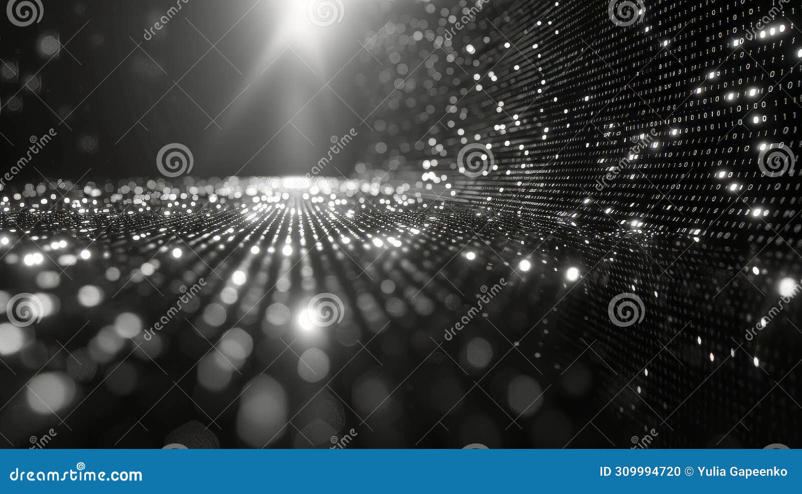 Computer Screen Displaying Multiple Numbers Stock Photo - Image of coding, generated: 309994720