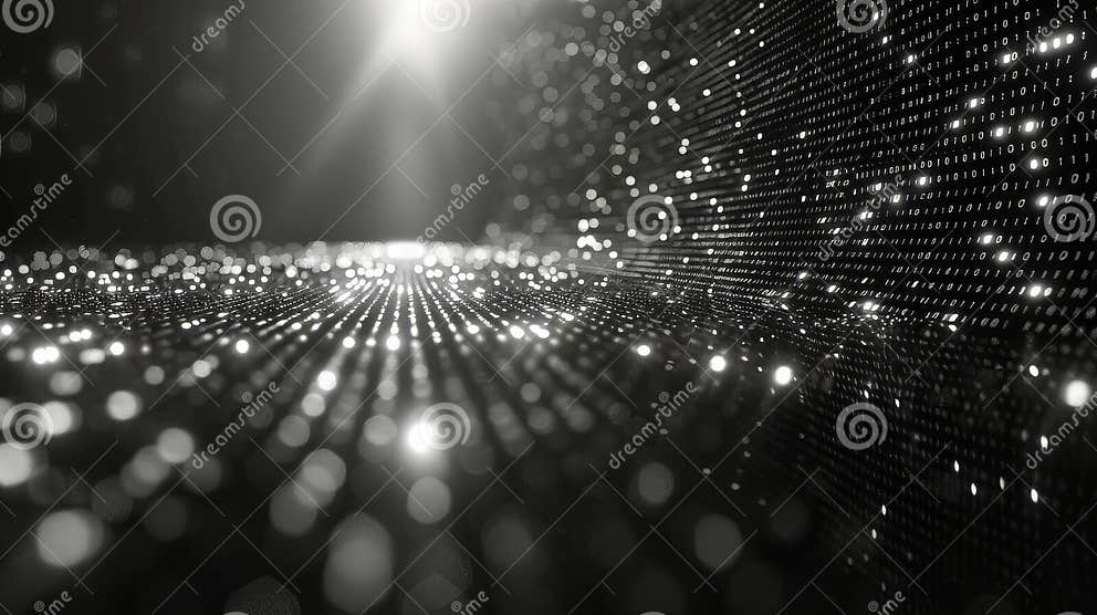 Computer Screen Displaying Multiple Numbers Stock Photo - Image of coding, generated: 309994720