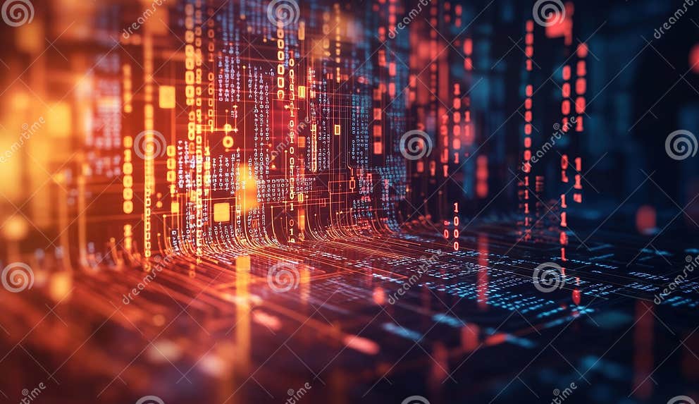 A Computer Screen Displaying a Multitude of Numbers and Data Points Stock Image - Image of ...