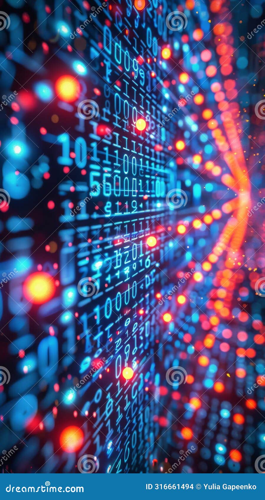 Computer Screen Showing Numbers Stock Photo - Image of analysis, analytics: 316661494