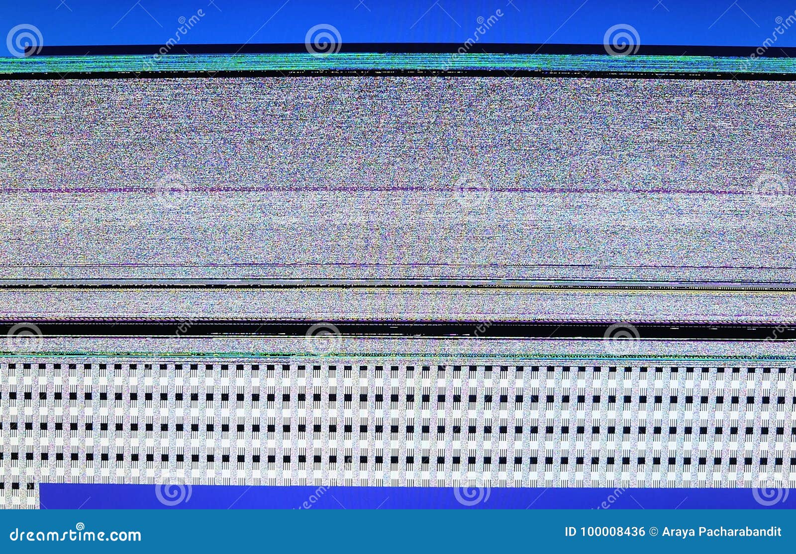 Computer Screen Error with Abstract Glitch Background Stock Photo ...