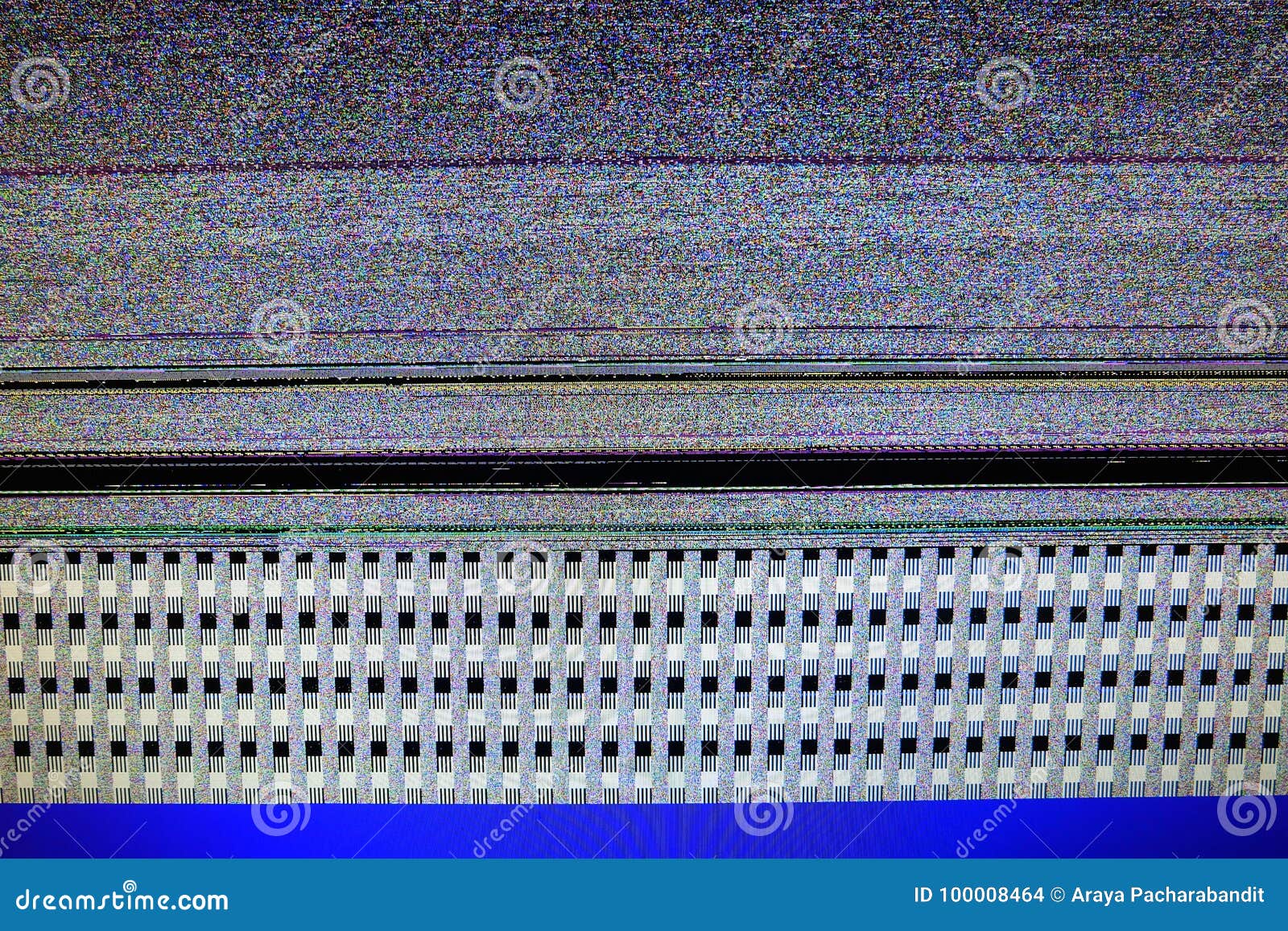 Computer Screen Error with Abstract Glitch Background Stock Photo ...