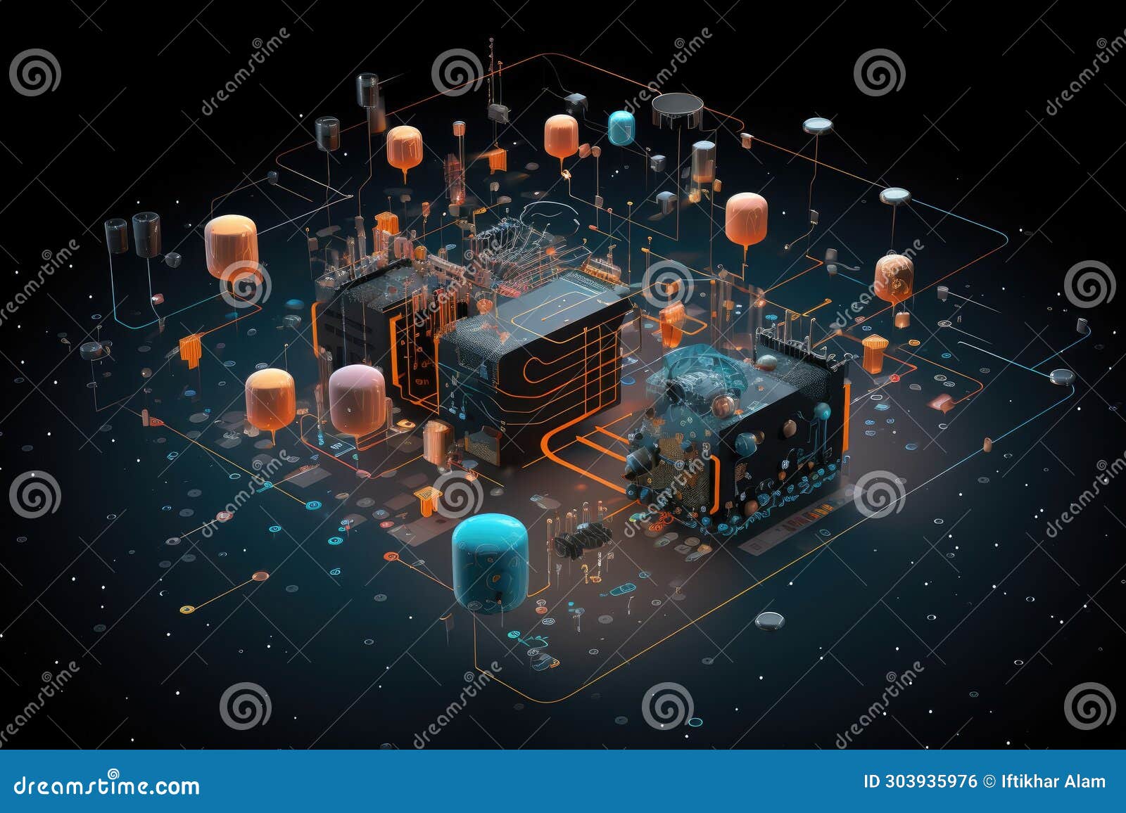 An Assortment Of Objects Piled High On A Rustic Wooden Table, Carried ...