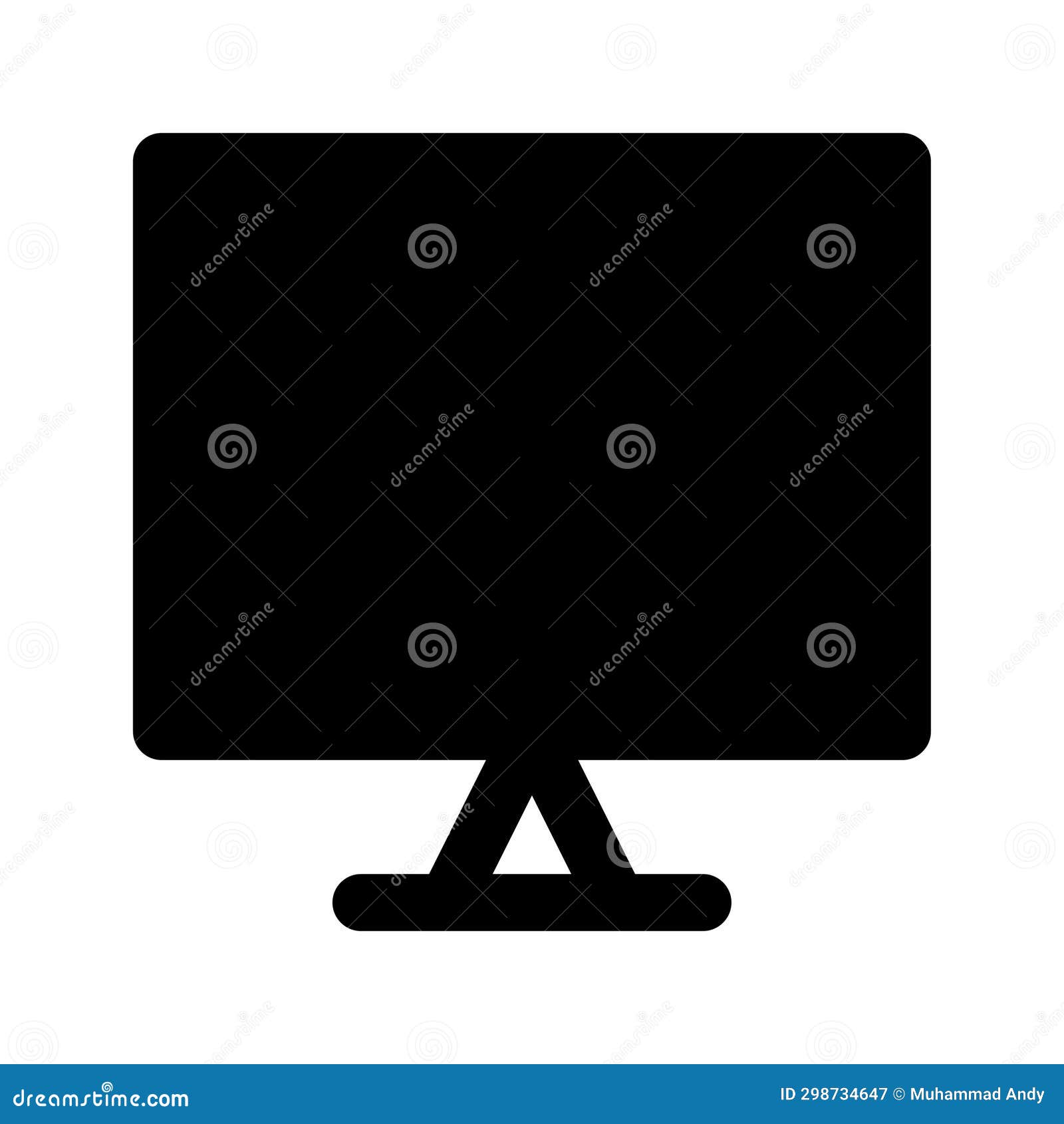 Computer Screen Icon Vector. Can Be Used for Websites. Mobile App, UI ...
