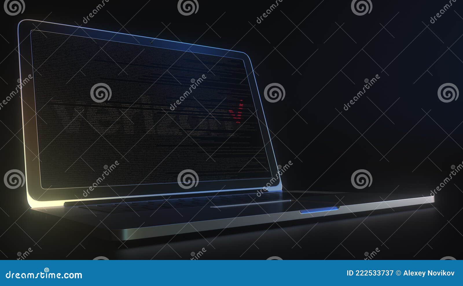 Portable Computer with the Logo of VERIZON Made with Code Strings, Editorial Conceptual 3d ...