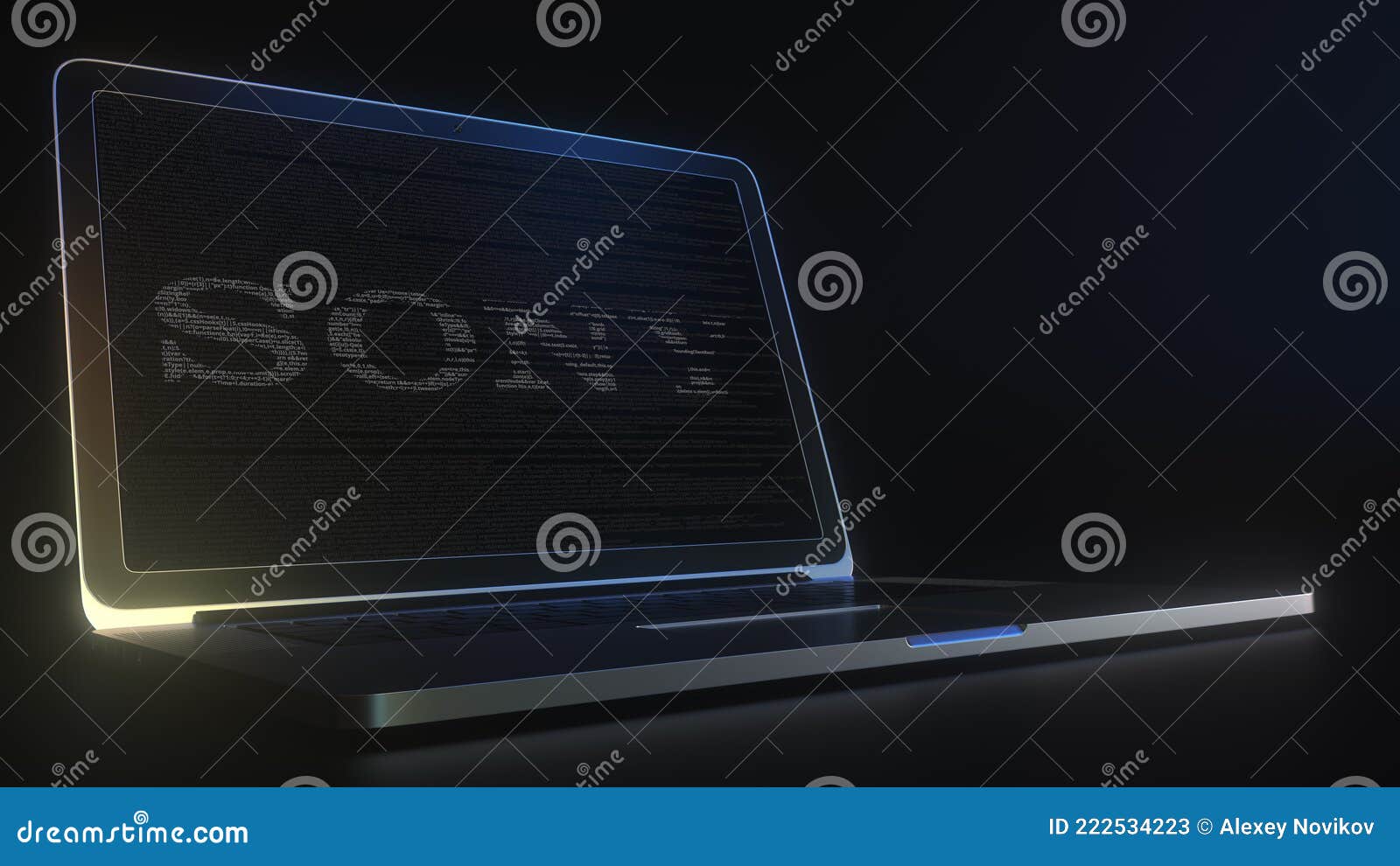 SONY Logo Made with Computer Code on the Laptop Screen. Editorial ...