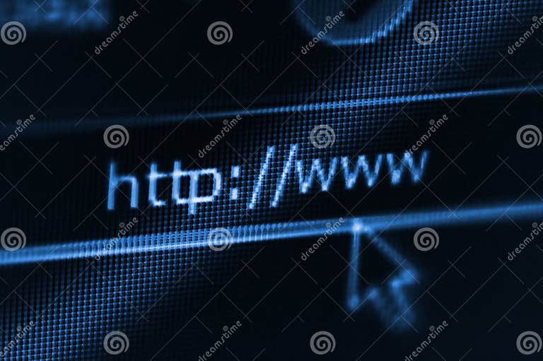 Computer screen macro stock photo. Image of sign, blue - 4837896