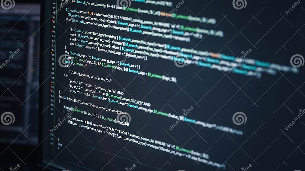 Computer Screen Showing App Design Interface With Working Terminal User Interface Showing Code
