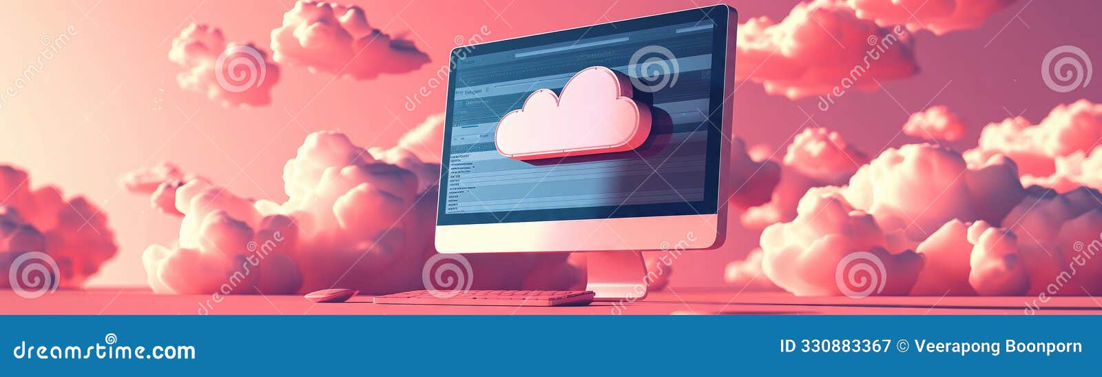 Computer Screen Showing File Download, Doc Sharing System, Cloud ...