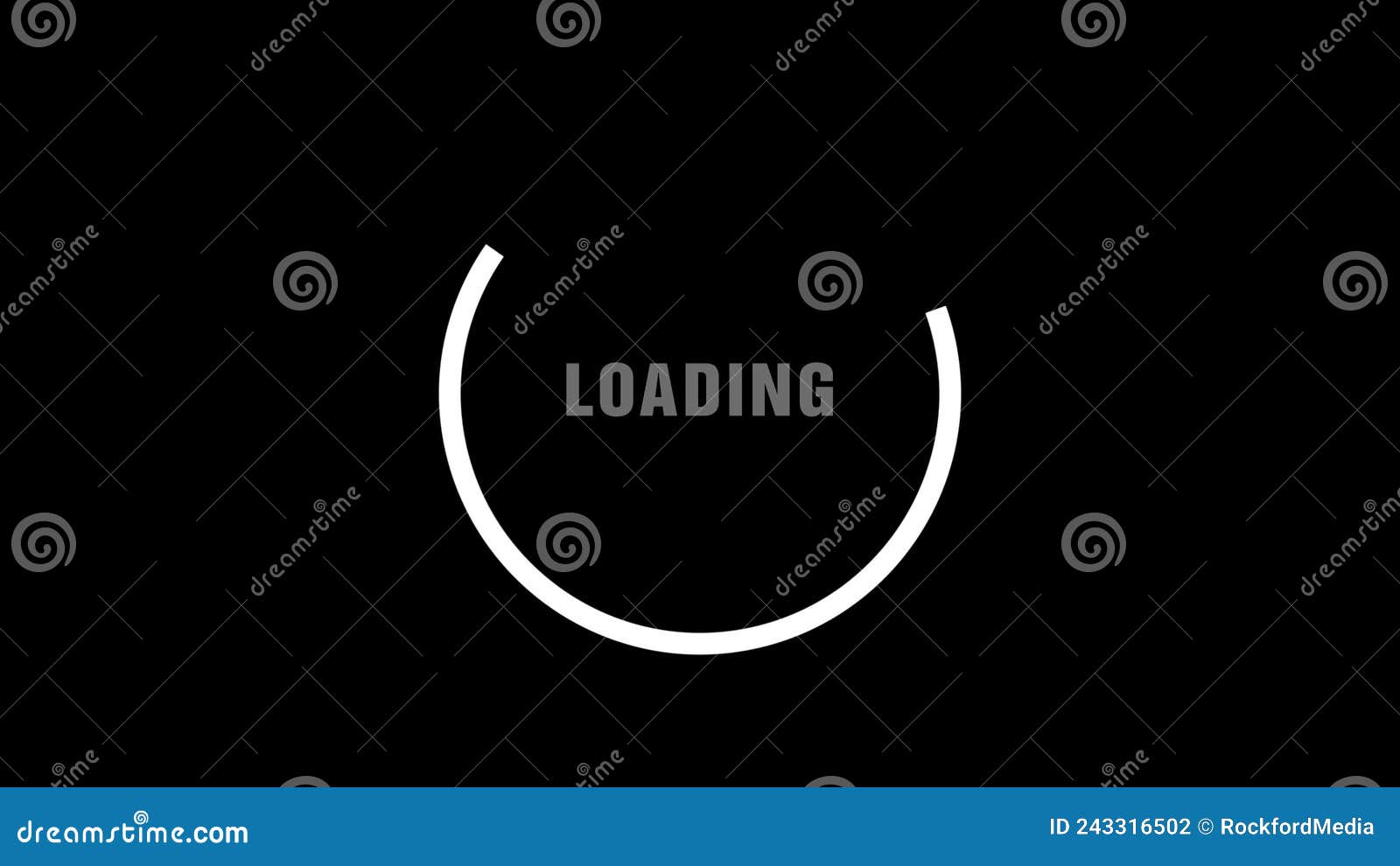 Loading Screen Loop - Website, Generic Design Stock Footage - Video of ...