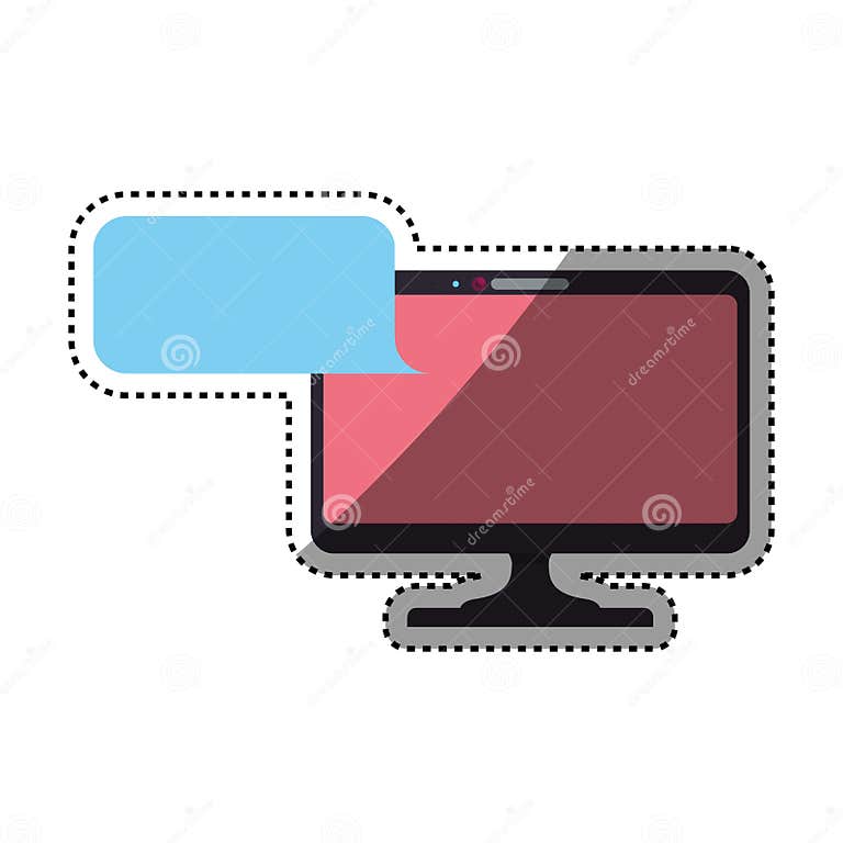 Computer screen technology stock illustration. Illustration of space ...